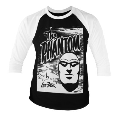 Officially Licensed The Phantom Sketch Baseball 3/4 Sleeve T-Shirt S ...