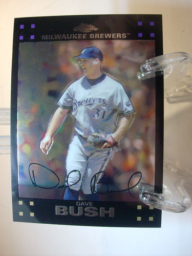 2007 Topps Chrome Baseball Card #49 Dave Bush (92865) | eBay