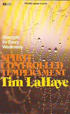 Spirit Controlled Temperament - Paperback By LaHaye, Tim F - ACCEPTABLE ...