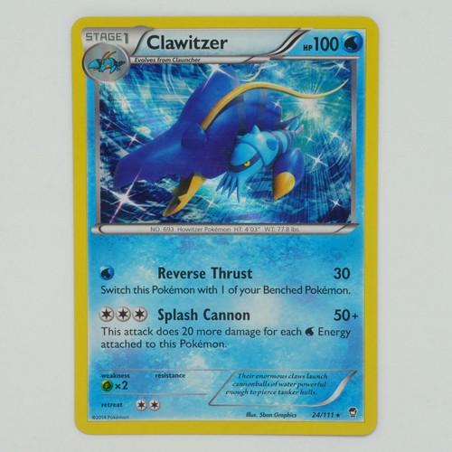 Clawitzer 24/111 Holo Rare XY: Furious Fists Pokemon Card | eBay