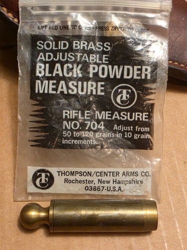 T/C Thompson Center Arms BRASS ADJUSTABLE BLACK POWDER MEASURE #704 ...
