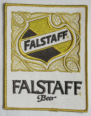Falstaff Beer Large 4 3/4" by 6" Patch vintage Breweriana New Old Stock ...