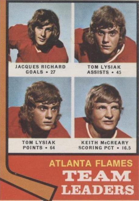 1974-75 O-Pee-Chee - Tom Lysiak, Jacques Richard, Keith McCreary #14 ...