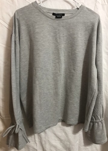 Mark Adam New York Black Tag Womans Gray Top US 14 / EU 44 LS Relaxed ...