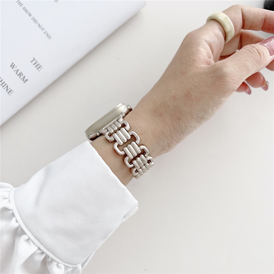 Starlight Metal Bracelet Strap for Apple Watch 11 10 9 8 7 6 SE 41/45 ...