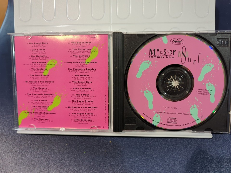 Monster Summer Hits: Wild Surf - Audio CD By Various Artists Like New ...