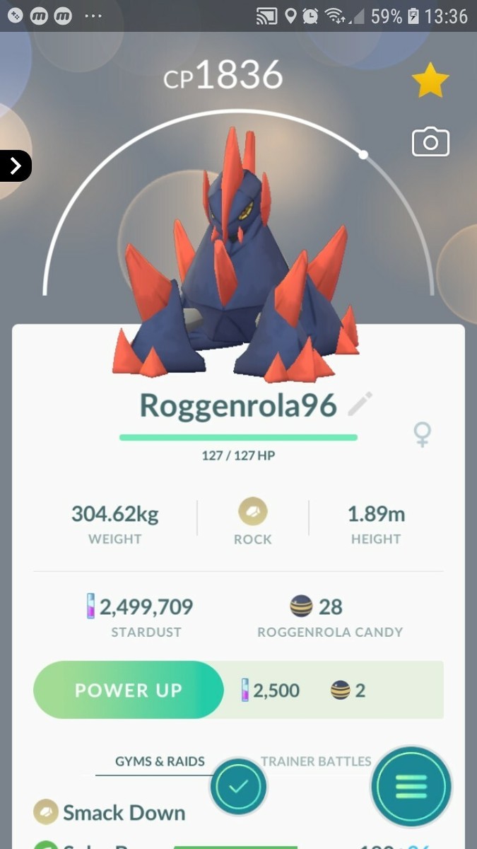 Roggenrola Evolution Chart