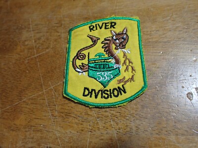 U S NAVY RIVER DIVISION 535TH PT BOAT Vietnam patch bx P #85 | eBay