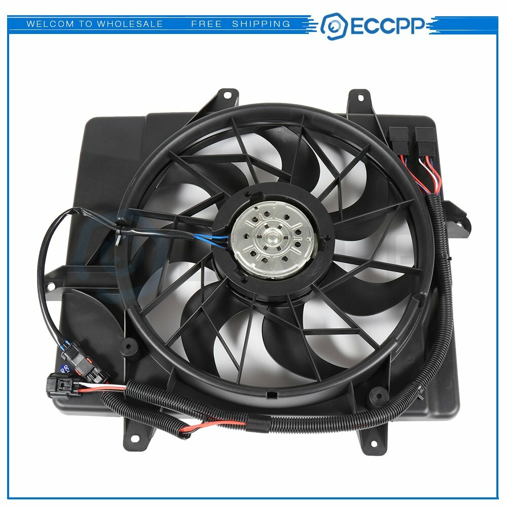 Radiator Cooling Fan Assembly For 2006 2007 2008-2010 Chrysler PT ...