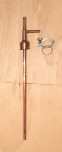 2" x 1/2" Copper Thumper Beer Keg Moonshine Kit Still Head 2" Tri Clamp ...
