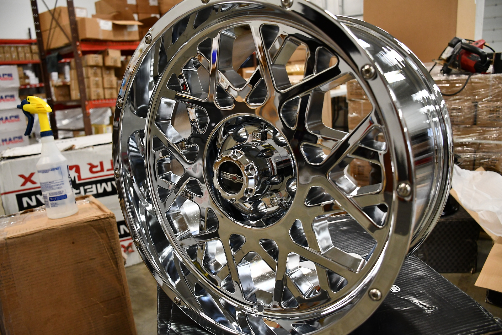 Set 4 20" Vision Off-Road 412 Rocker Chrome Wheels 20x9 6x135 Truck ...