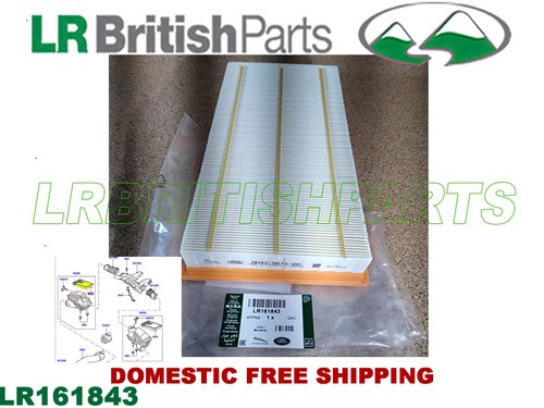 GENUINE LAND ROVER AIR FILTER DISCOVERY RANGE ROVER LR4 SPORT LR011593 ...