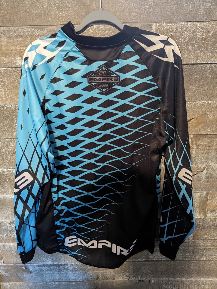 Empire Prevail Limited 20th Anniv Paintball Playing Jersey Aqua Blue ...