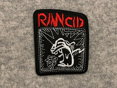 Rancid Mohawk Iron On Patch Badge Classic Punk Rock Skull Retro Music ...