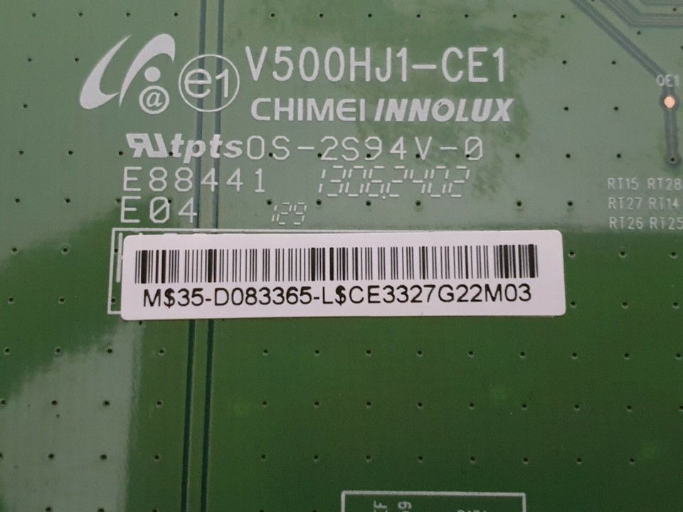 LVDS TCON BOARD FOR PANASONIC TX-L50E6B TX-L50EM6B 50" TV V500HJ1-CE1 ...