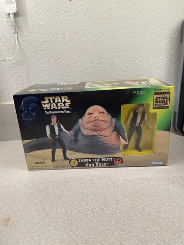 Star Wars Jabba The Hutt Action Figure Kenner 1995 Power Of The Force ...