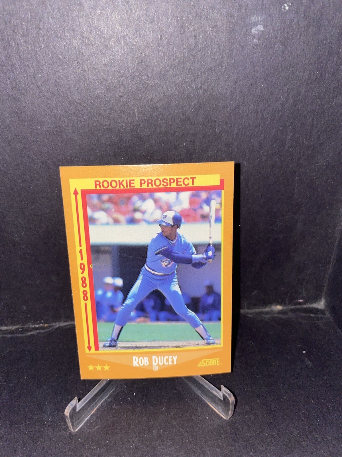 1988 Score Toronto Blue Jays Baseball Card #629 Rob Ducey | eBay