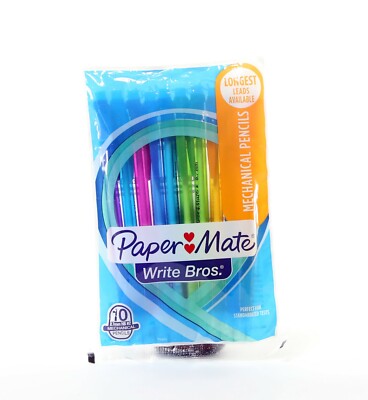 Paper Mate Write Bros Mechanical Pencils ~ 0.7mm HB #2 ~ Assorted ...