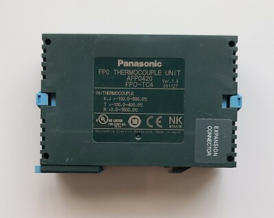 Panasonic Programmable Controller FP0 Thermocouple Unit, FP0-TC4 ...