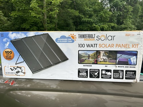 THUNDERBOLT MAGNUM SOLAR 63585 100 WATT AMORPHOUS SOLAR PANEL KIT | eBay