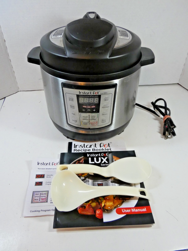 INSTANT POT Lux Mini Pressure Cooker 3 Qt Stainless Steel Manual ...