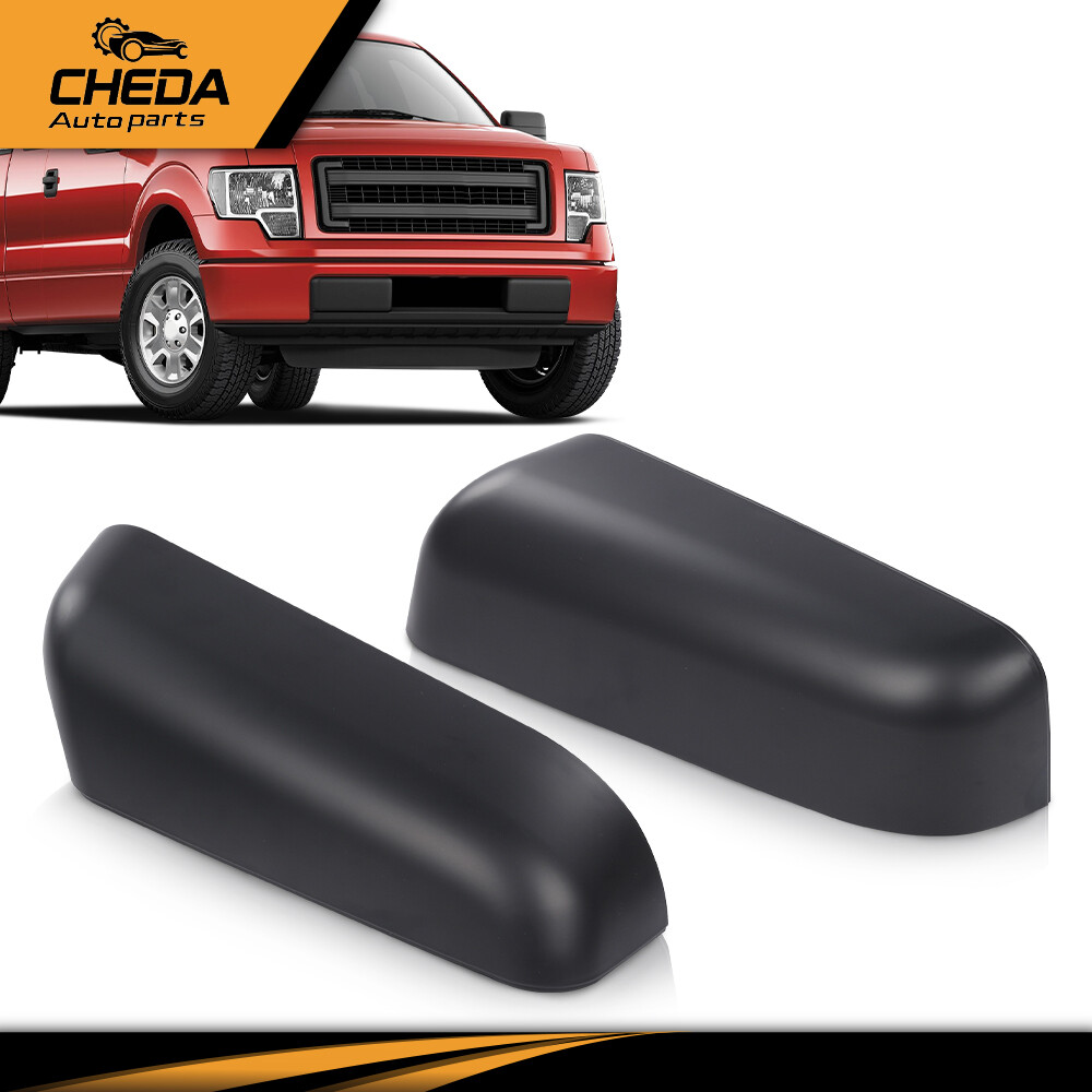 2Pcs Mirror Cover Set Fit For 2009-2014 Ford F150 Upper Cap Black Left ...