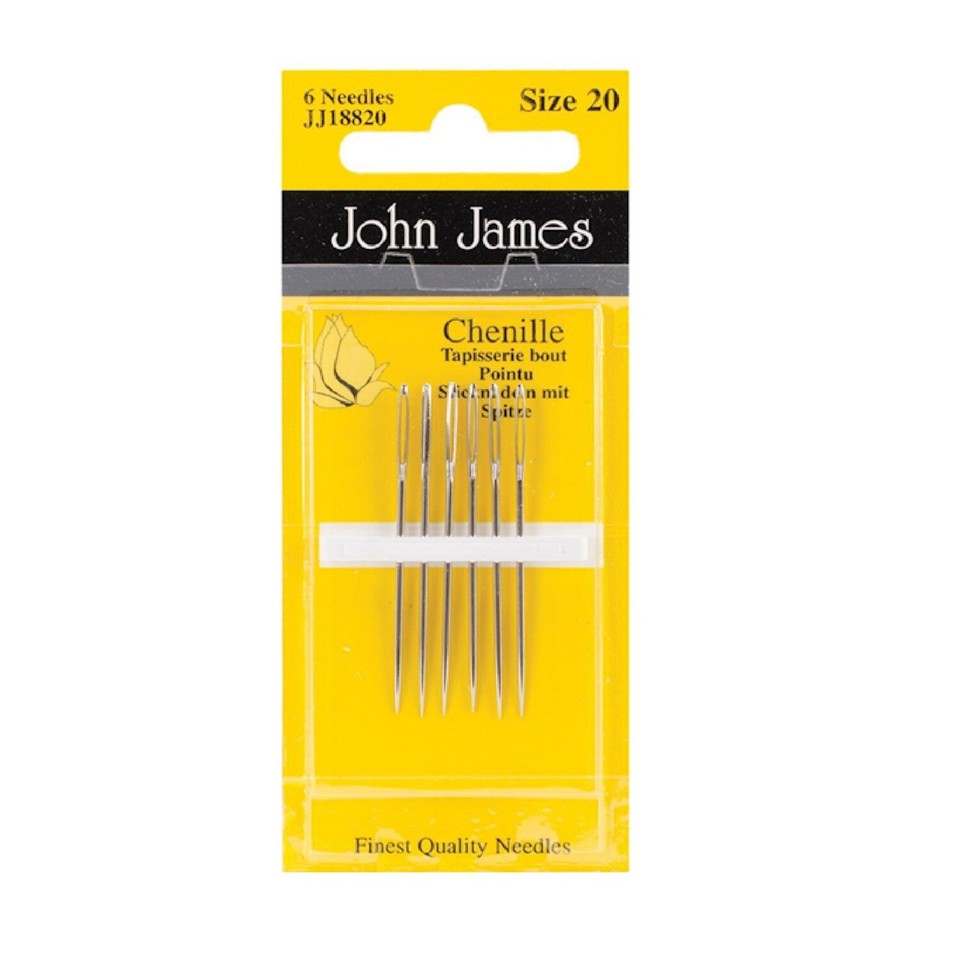 John James Hand Sewing Needles Stainless Steel Needle ALL Styles Sizes ...