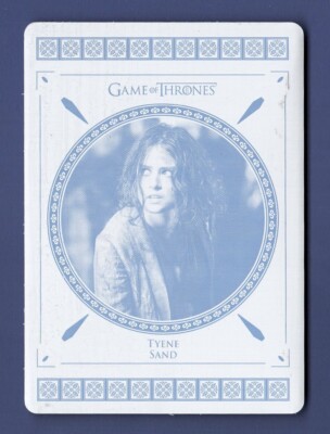 Game of Thrones Legends of the Realm Printing Plate #47 Tyene Sand | eBay
