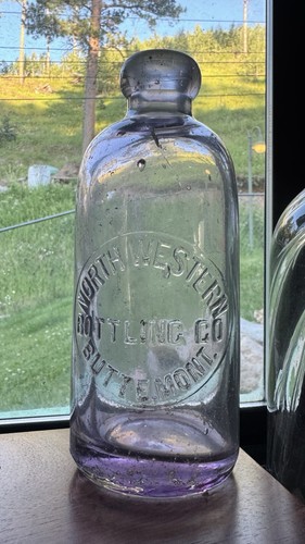 North Western Bottling Butte Mont. Montana Hutch Soda Amethyst | eBay