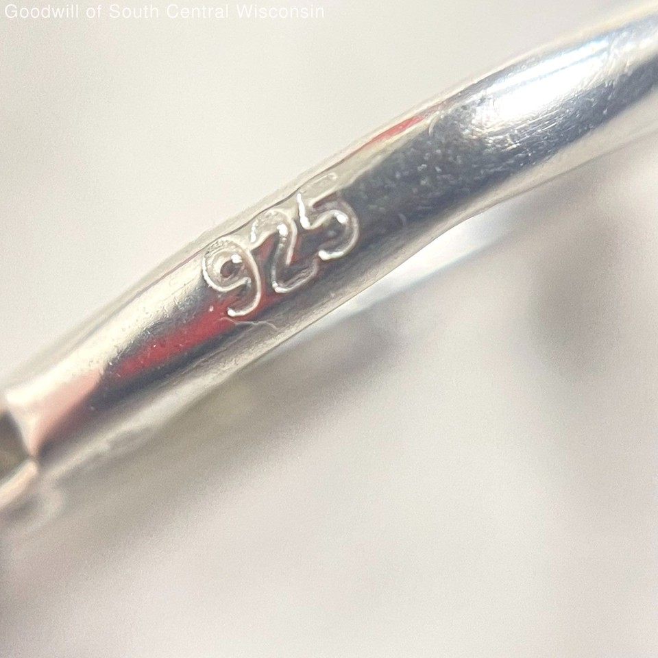 Sterling Silver Oval Cut White Cubic Zirconia Lever Back Earrings, 5 ...