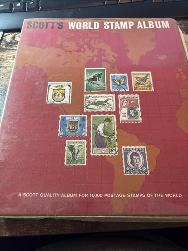 Scott’s World Stamp Album Book Postage Album 1970 Stamps Collect Some ...