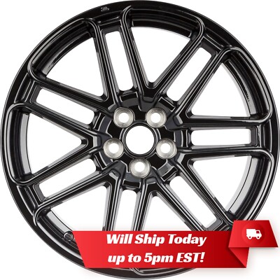 New Set of 4 18" Gloss Black Alloy Wheels Rims for 2003-2024 Toyota ...