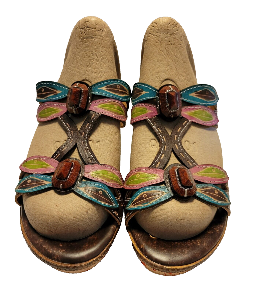 Spring Step L'Artiste Womens Sandal EU 38 US 7.5 Bonita Wedge ...