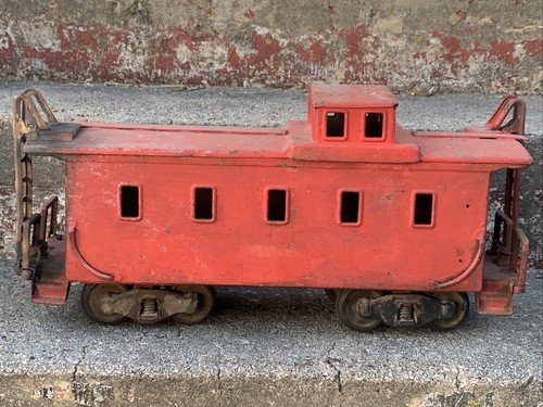 Buddy L Outdoor Rail Road Large Red Caboose | eBay