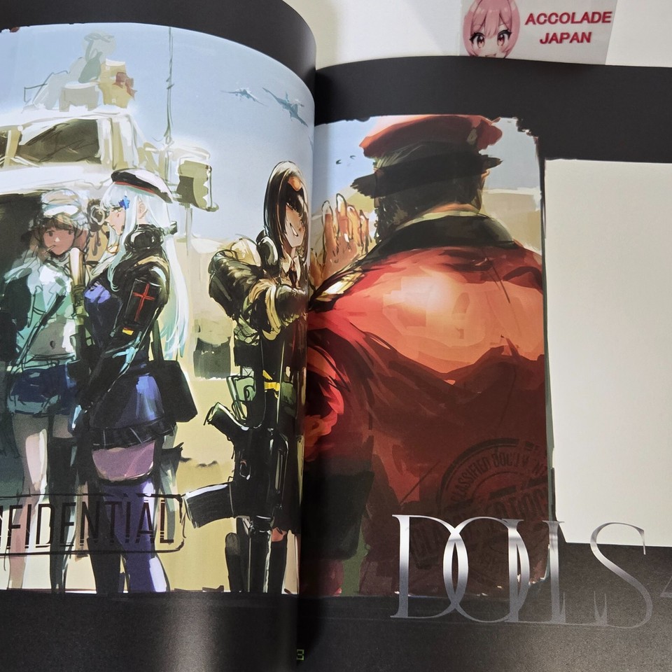 Dolls 4 Girls' Frontline Art Book Denpa Yun-Yun Wosakana B5/40P ...