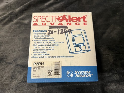 System Sensor P2R Horn Strobe - Red for sale online | eBay