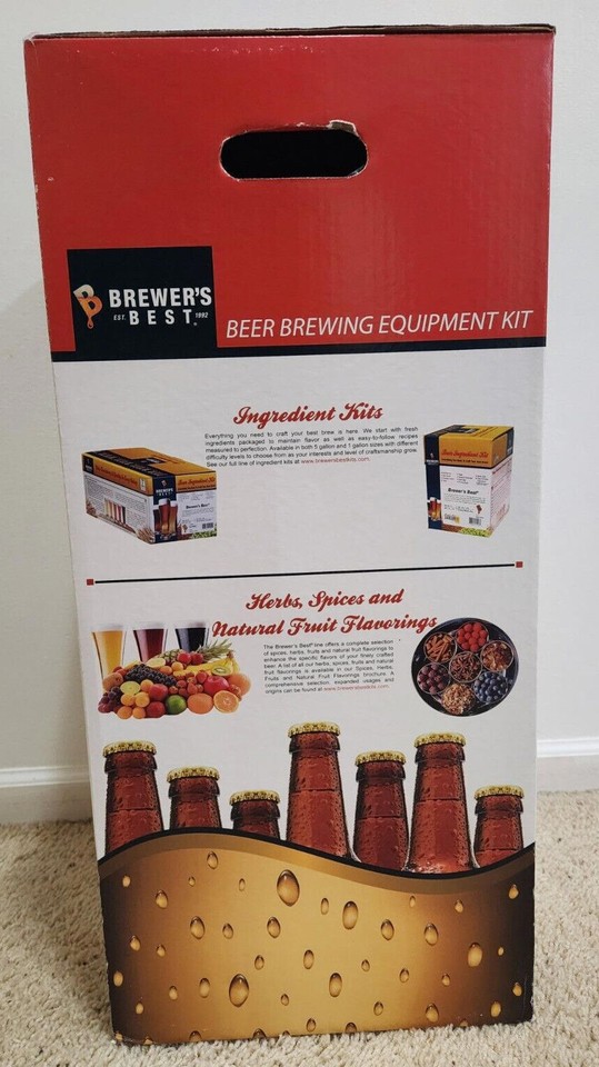 Brewers Best Deluxe Beer Home Brewing Kit - Homebrew Essentials- Homer ...