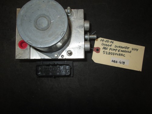 **04 05 06 DODGE DURANGO 4x4 ABS PUMP & MODULE #52855440AC (ABS-613 ...