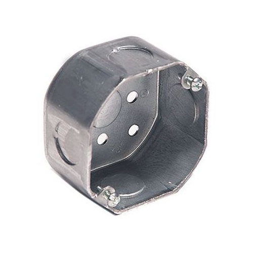 EGS 40E-1/2, 4" Diameter, 5-KO, Steel, Octagon Box Extension Ring, 1pc ...