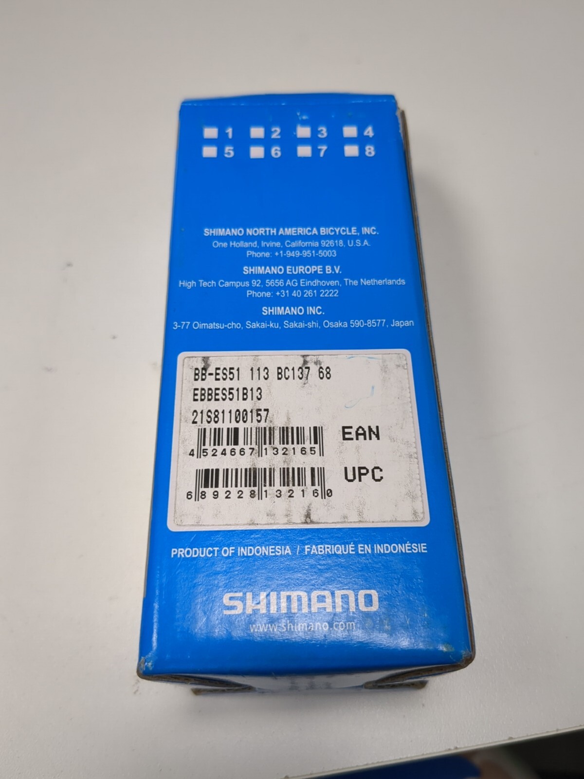 Shimano ES51 68 x 113mm Octalink V2 Spline English Bottom Bracket 689228132160 | eBay