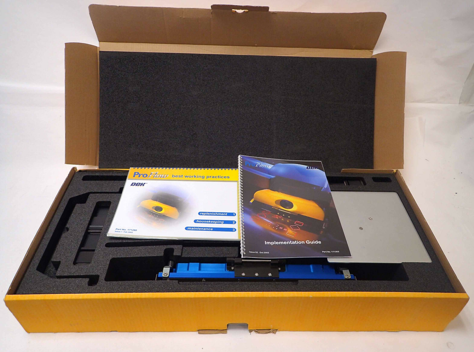 DEK PROFLOW BLUE TRANSFER HEAD CASSETTE 300mm NEW OLD STOCK! | eBay