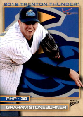 2012 Trenton Thunder Multi-Ad #19 Graham Stoneburner Richmond Virginia ...