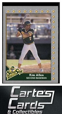 Kim Allen 1990 Pacific Senior League Glossy #99 Fort Myers Sun Sox | eBay