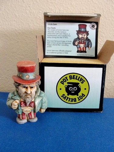 Harmony Kingdom Pot Belly Uncle Sam Historical Figurine America ...