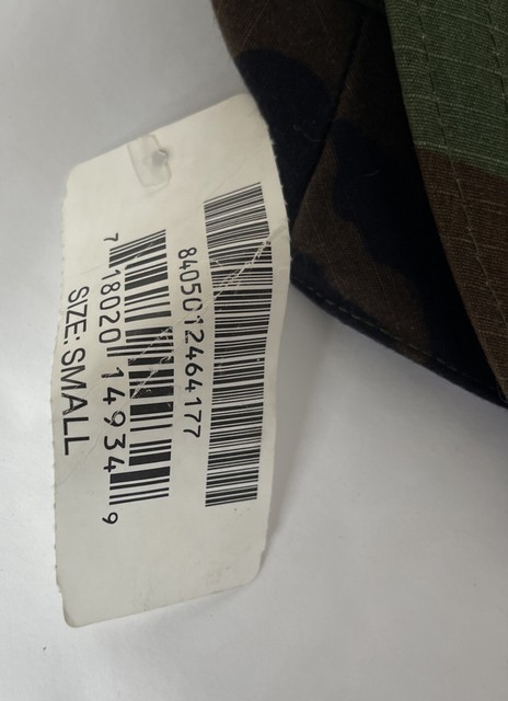 US Navy Woodland Type II Camo 8 Point Working Utility Cap Hat Medium ...