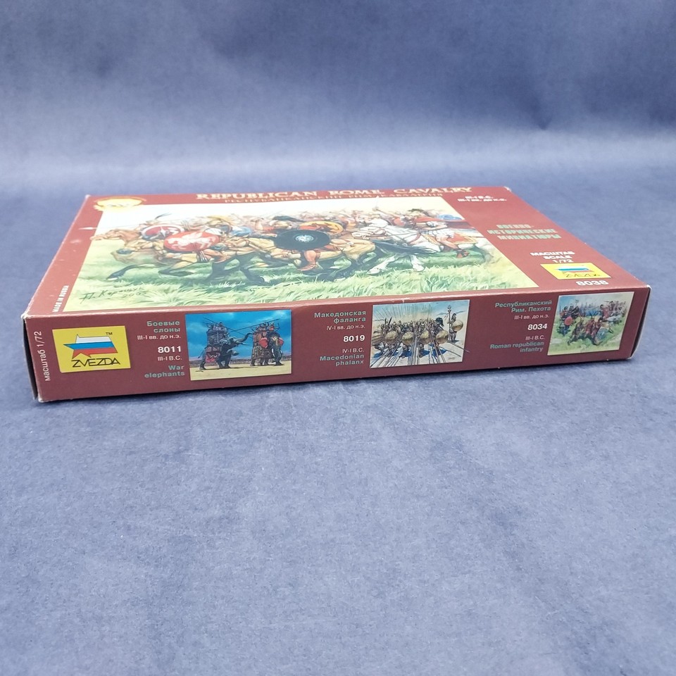 Zvezda 1/72 8038 Republican Roman Cavalry Rome 111-1 BC 18 Figures Open Box | eBay