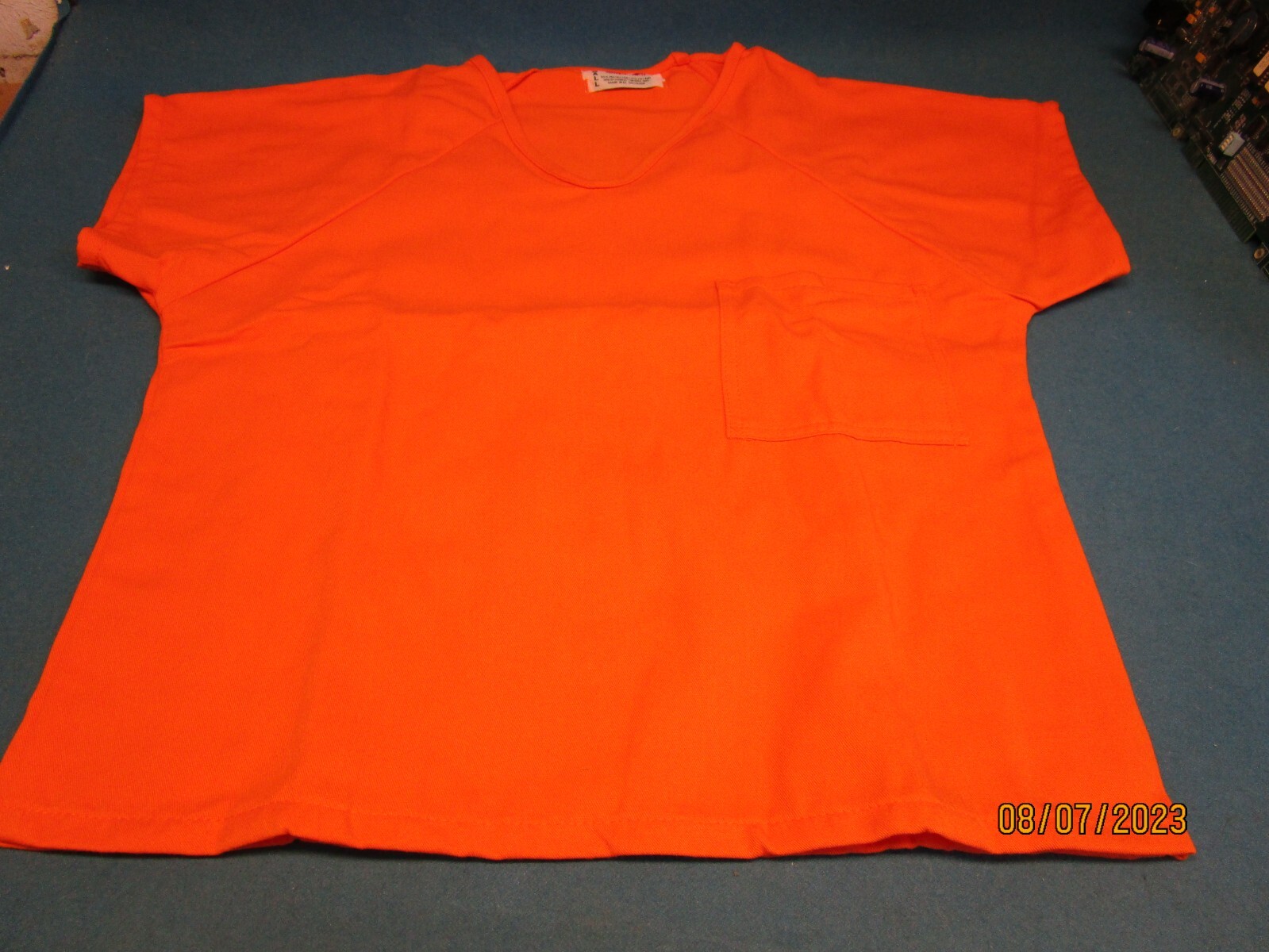 Bob Barker Orange Prison Prisoner Jail Inmate Shirt Uniform Scrubs ...