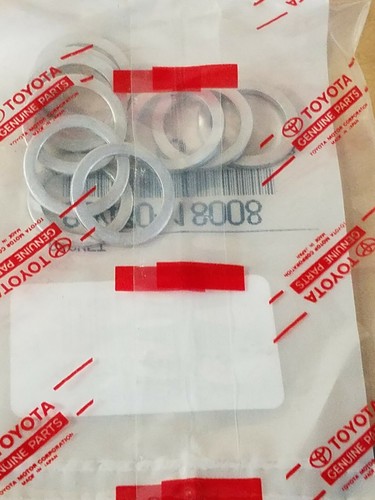 GENUINE TOYOTA LEXUS SCION DRAIN PLUG GASKET 10 PER BAG 90430-18008 ...