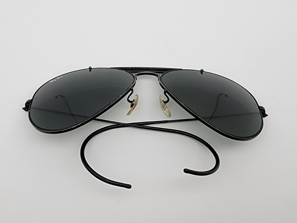 Ray-Ban B&L L9500 Outdoorsman Black Chrome Frame G-15 Lens Sunglasses w ...