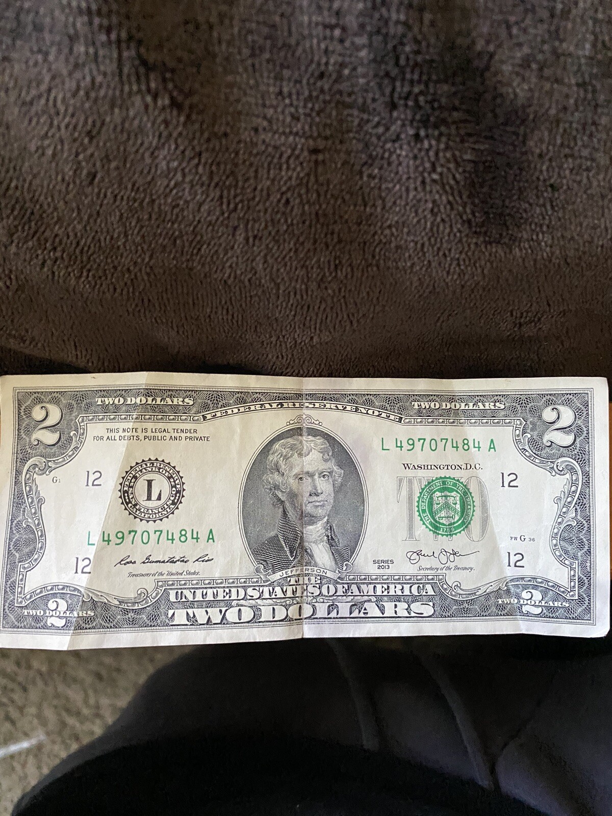 (2) $2 dollar bill Last Number 1776 & 1777 Series 2013 | eBay